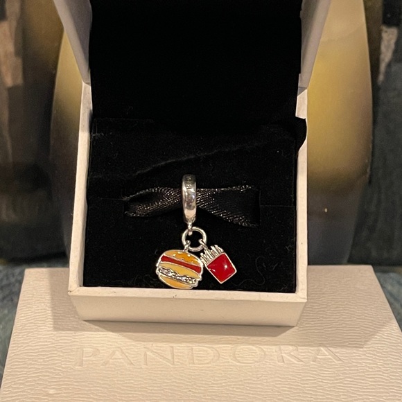 Pandora | Jewelry | Pandora Burger And Fries Dangle Charm | Poshmark